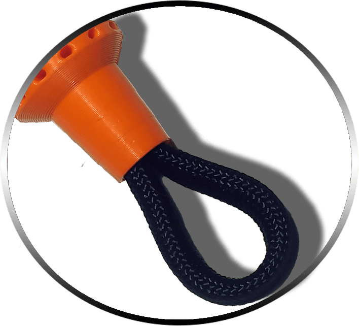 ROUND - “round” shape canopy parachute for raptor training