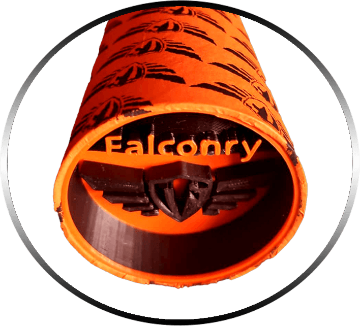 Apex - high performance parachute for falconry drone training
